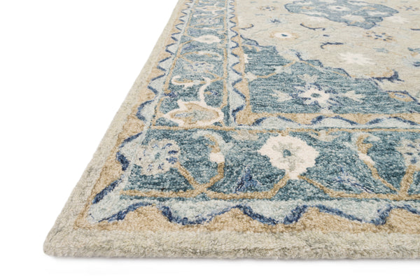 Magnolia Home by Joanna Gaines x Loloi Ryeland Collection Rug in Grey ...